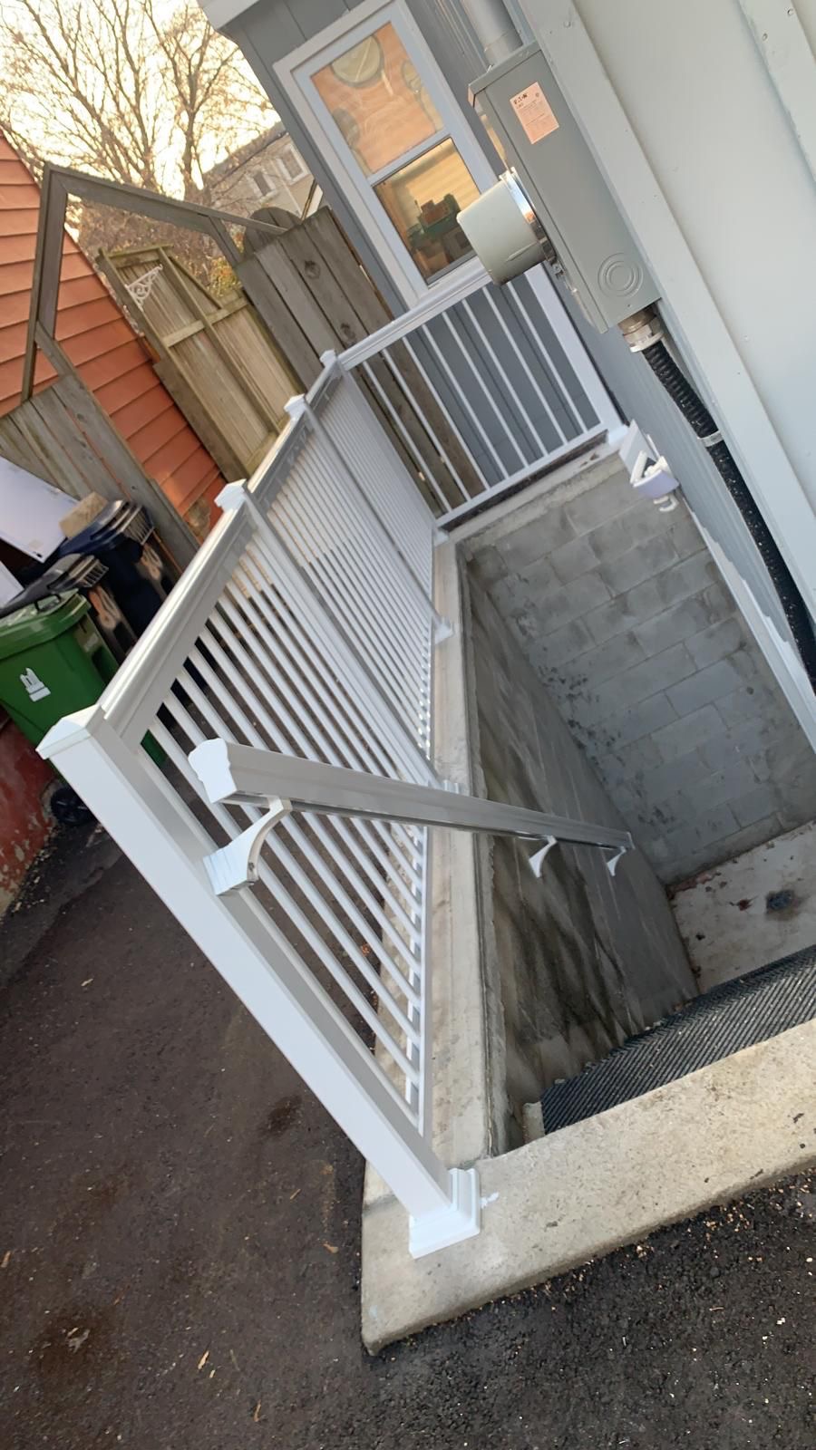 Aluminum railings